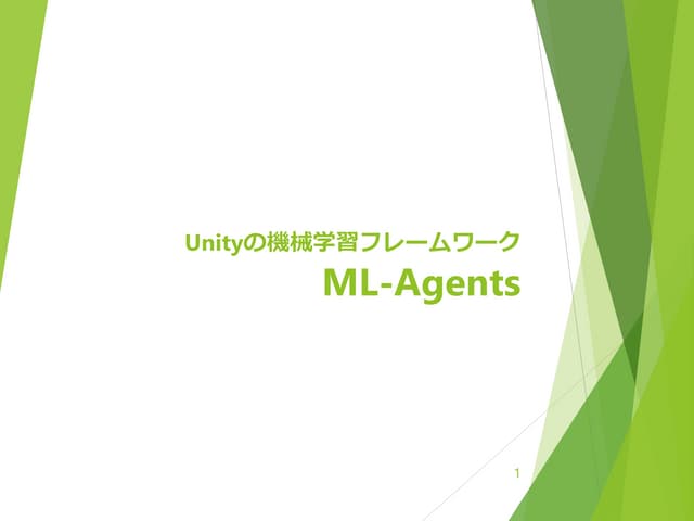 Introduction Of Unity Ml Agents Pptx Programming Languages Computing 2508
