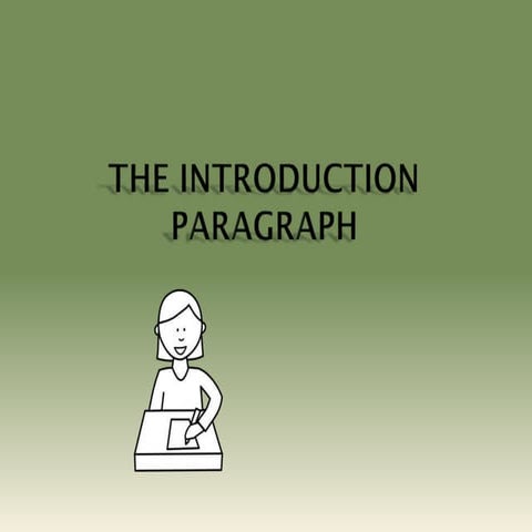 Introduction paragraph lecture 1 | PPT