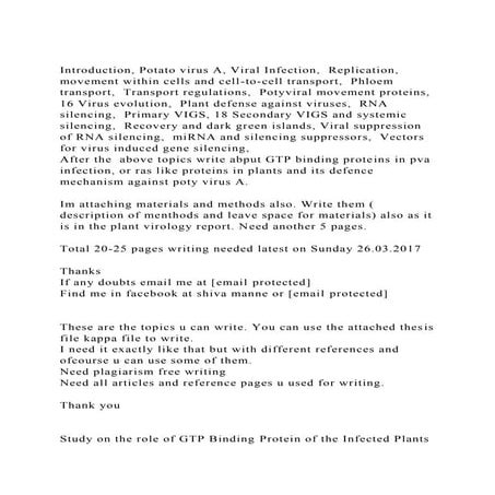 Introduction, Potato virus A, Viral Infection, Replication, movem.docx