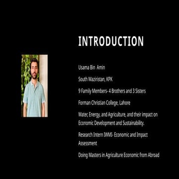 Introduction Powerpoint slides with resume in it. .pptx