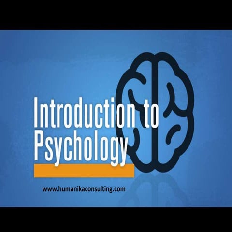 Introduction psychology | PPSX