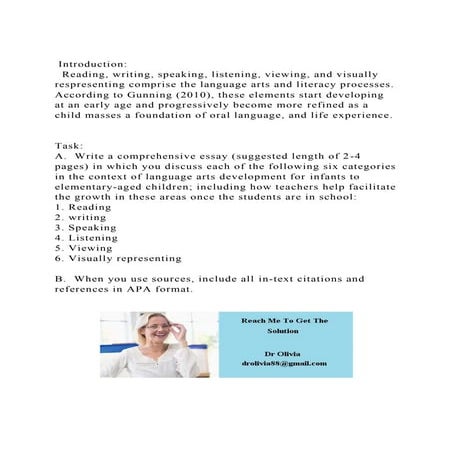 Introduction Reading, writing, speaking, listening, viewing, .docx