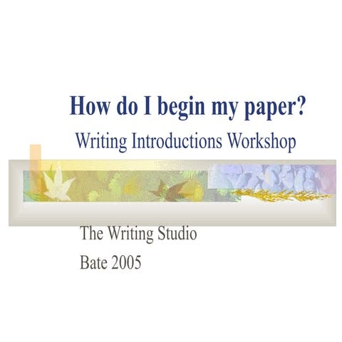 Introductions 2 | PPT