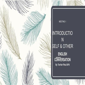 Introduction Self & Others | PPT