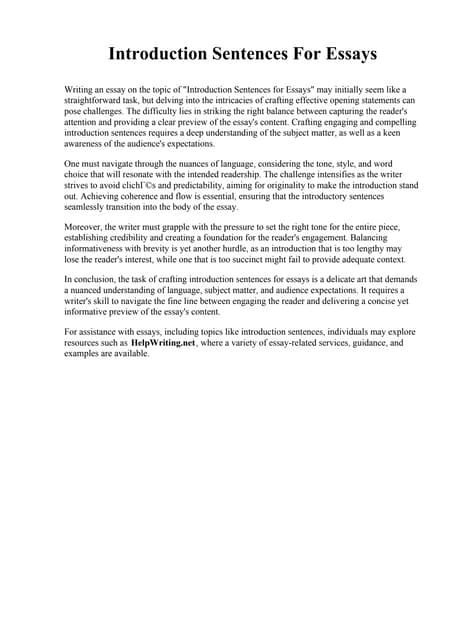 Example Of Interview Essay | PDF