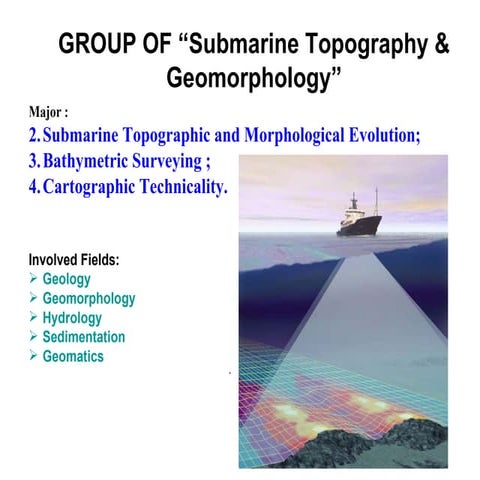 Introduction submarine topography & geomorphology | PPT