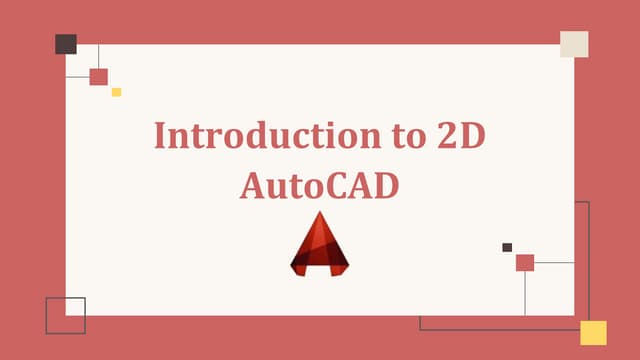 Introduction to AutoCAD Commands | PDF