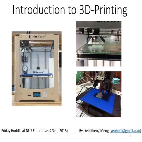 Introduction to 3D-Printing | PPTX