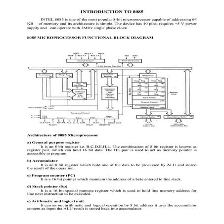 Question Bank Microprocessor 8085
