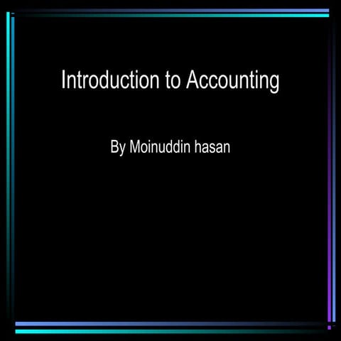 Introduction+to+accounting | PPT