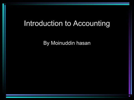 Basic accounting notes | PDF