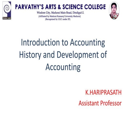 Introduction to accounting | PPT