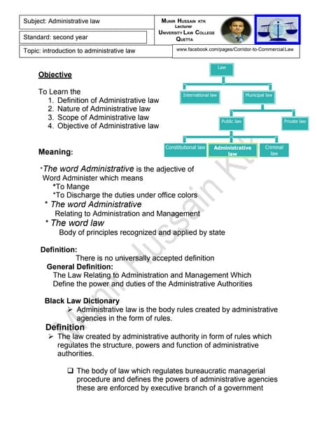 Nature, Scope and Development of administrative Law_2022-04-23_16-34.pdf | Legal Services ...