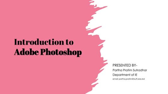 PPT on Photoshop | PPTX