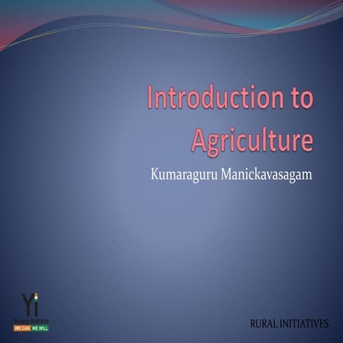 Introduction to Agriculture.pptx