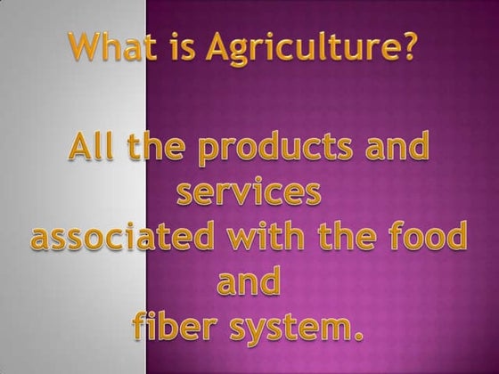 agriculture careers | PPT
