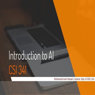 AI 1 | Introduction to Artificial Intelligence | PDF