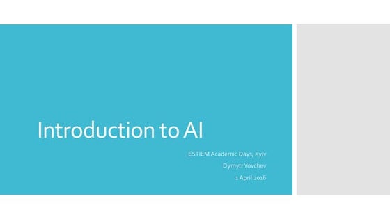 History of AI | PPT