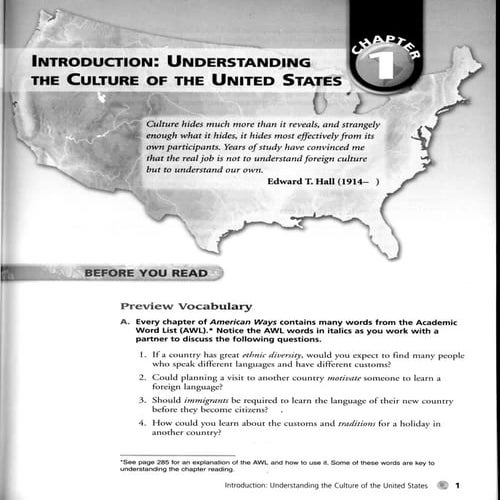 Introduction to American Culture | PDF