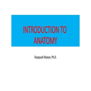 Introduction to Anatomy and human body.pptx