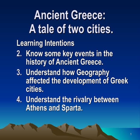 Introduction to ancient greece powerpoint sth | PPT | Geography | Science