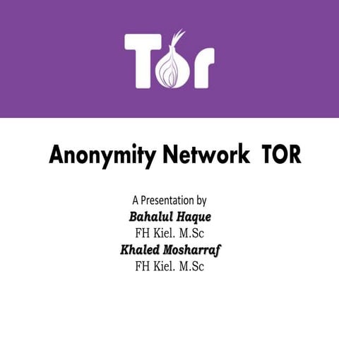 Anonymity Network TOR | PDF