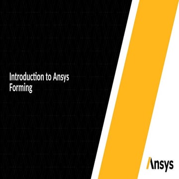 Introduction to Ansys Forming (AnakTeknik).PPTX