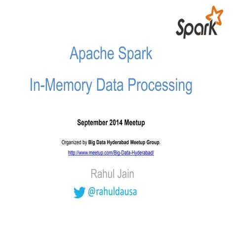 Real Time Data Processing using Spark Streaming | Data Day Texas 2015