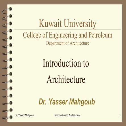 Introduction to Architecture | PPT