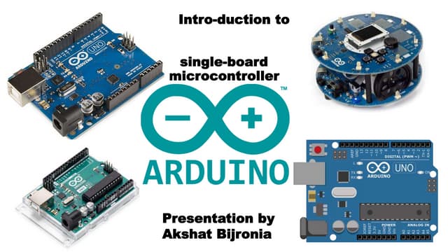 Arduino Intro Ppt
