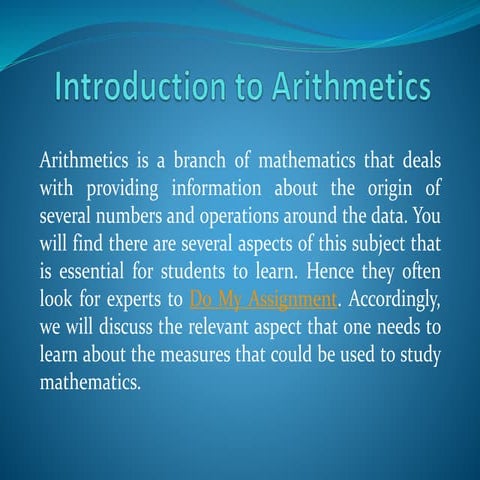 Introduction to Arithmetics.pptx