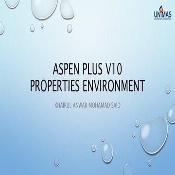 Aspen plus introduction | PDF