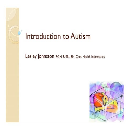 Introduction to Autism | PDF