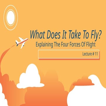 The four forces acts on flight .pptx