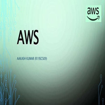 Introduction to aws | PPTX