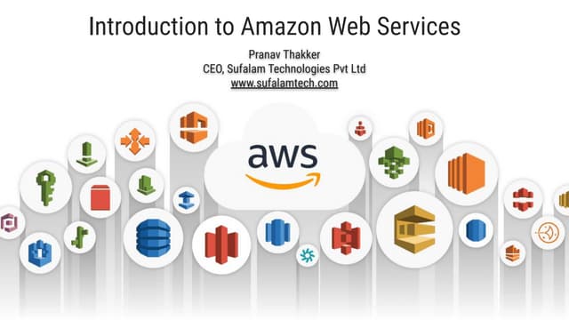 Introduction to Amazon Web Services | PPT Introduction to Amazon Web Services | PPT
