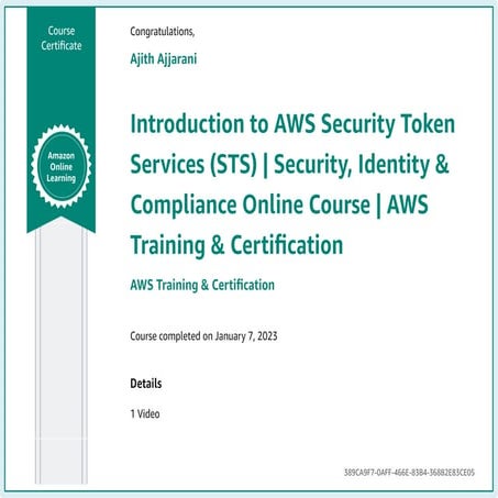 Introduction to AWS Security Token Services (STS).pdf