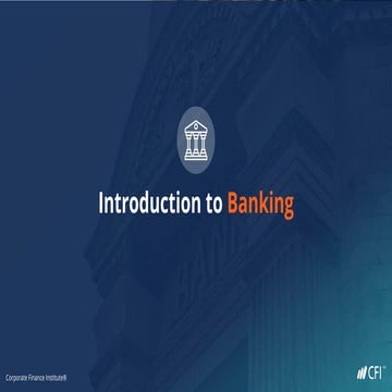 Introduction to Banking | PPT