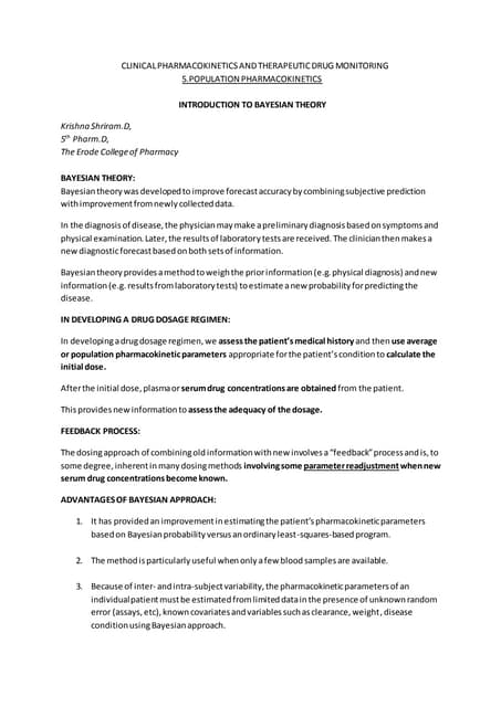 Bayesian theory | PDF