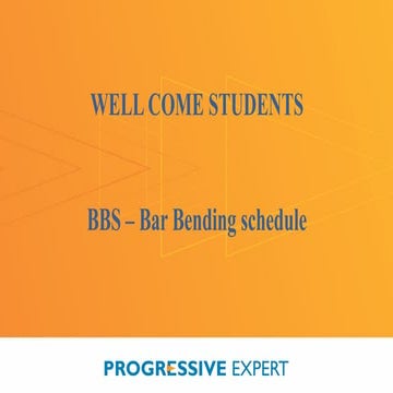 Introduction to BBS.pptx bar bending schedule | PPTX