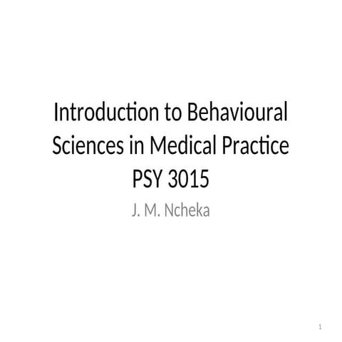 Introduction to Behavioural Sciences in Medical Practice.ppt