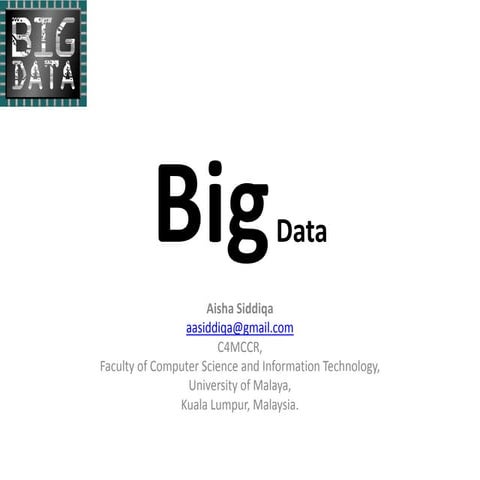 Introduction to big data | PPT