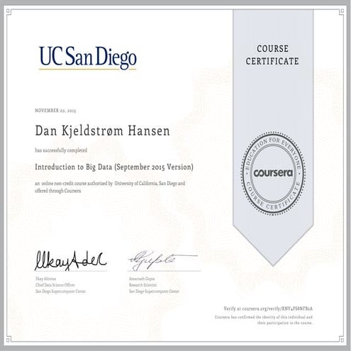 Introduction To Big Data Coursera Ppt