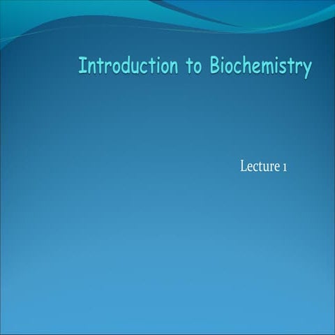 Introductiontobiochemistry Pdf