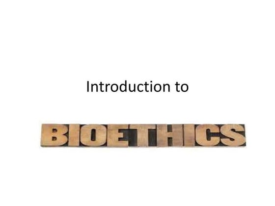 Lecture 3 ethics and bioethics | PPT