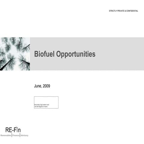 Introduction To Biofuels | PPT | Agriculture | Industries