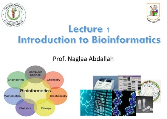 Application of bioinformatics | PPTX