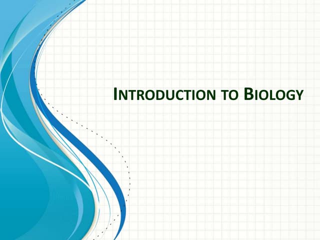 1.0 introduction to human biology | PPTX