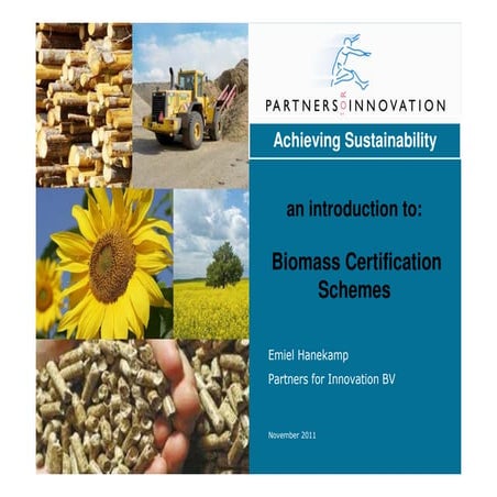 Introduction to biomass certification schemes | PDF