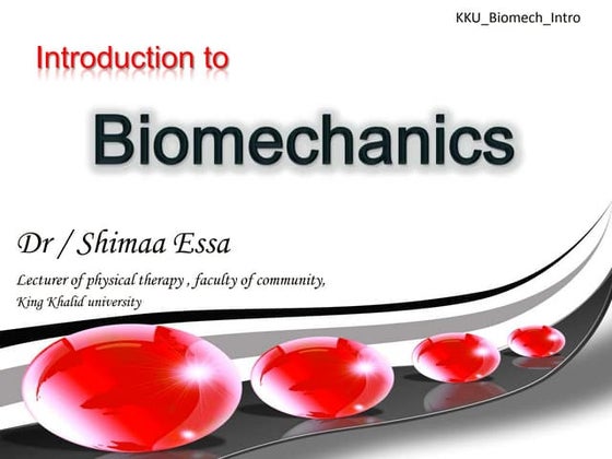 1. introduction of biomechanics | PPT